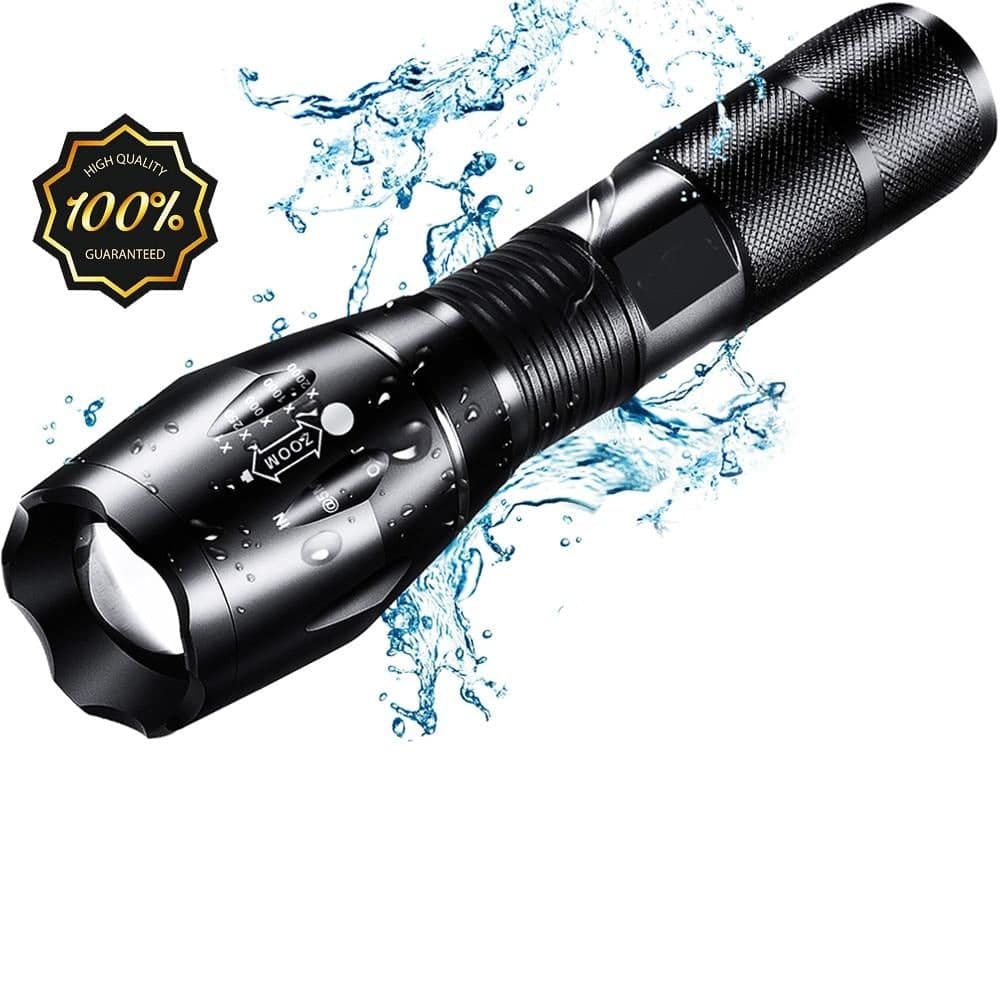 WATERPROOF TACTICAL FLASHLIGHT – HIKE BEAST
